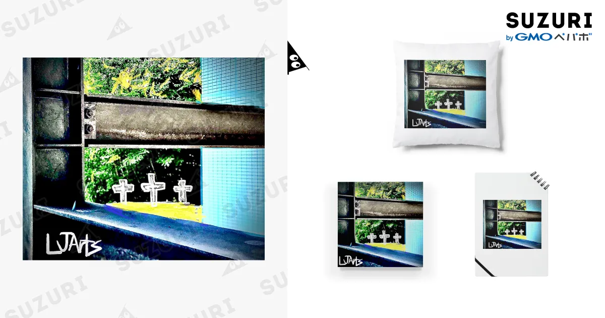 LITTLE JACOB_ARTS ( LitteJacob_ARTs )の【鉄骨と墓標（Steel Frames and Gravestones）】という名のデザイン | オリジナルグッズ ...