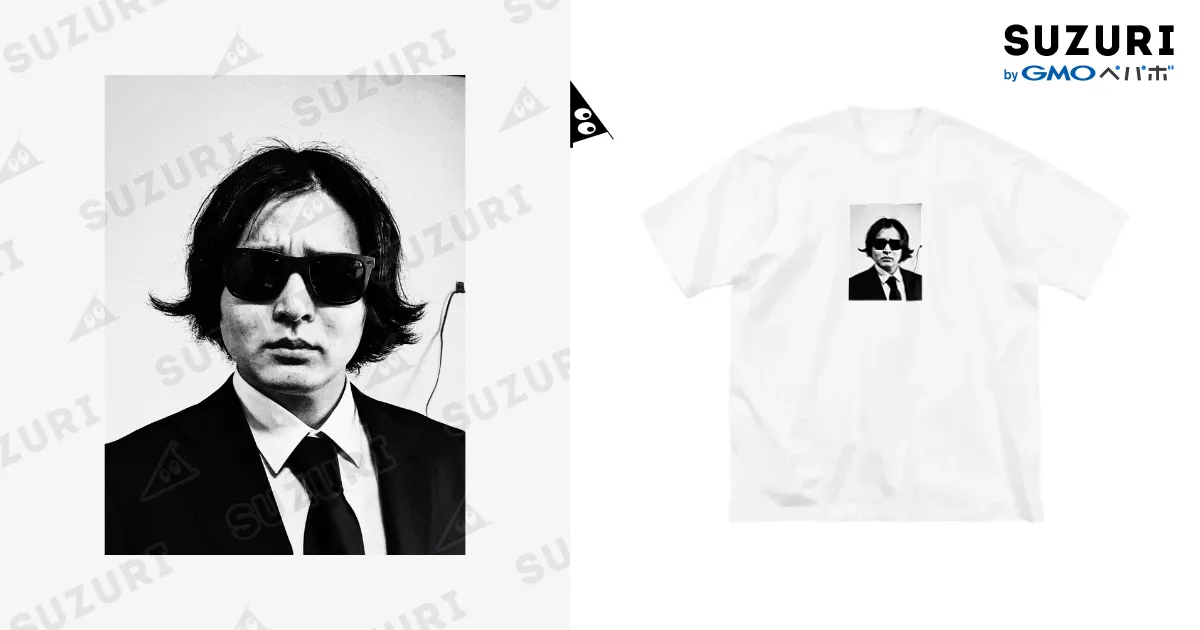 "MIB" FACE / スーパーボウシボーイ ( super_boshi_boy )のビッグシルエットTシャツ通販 ∞ SUZURI（スズリ）