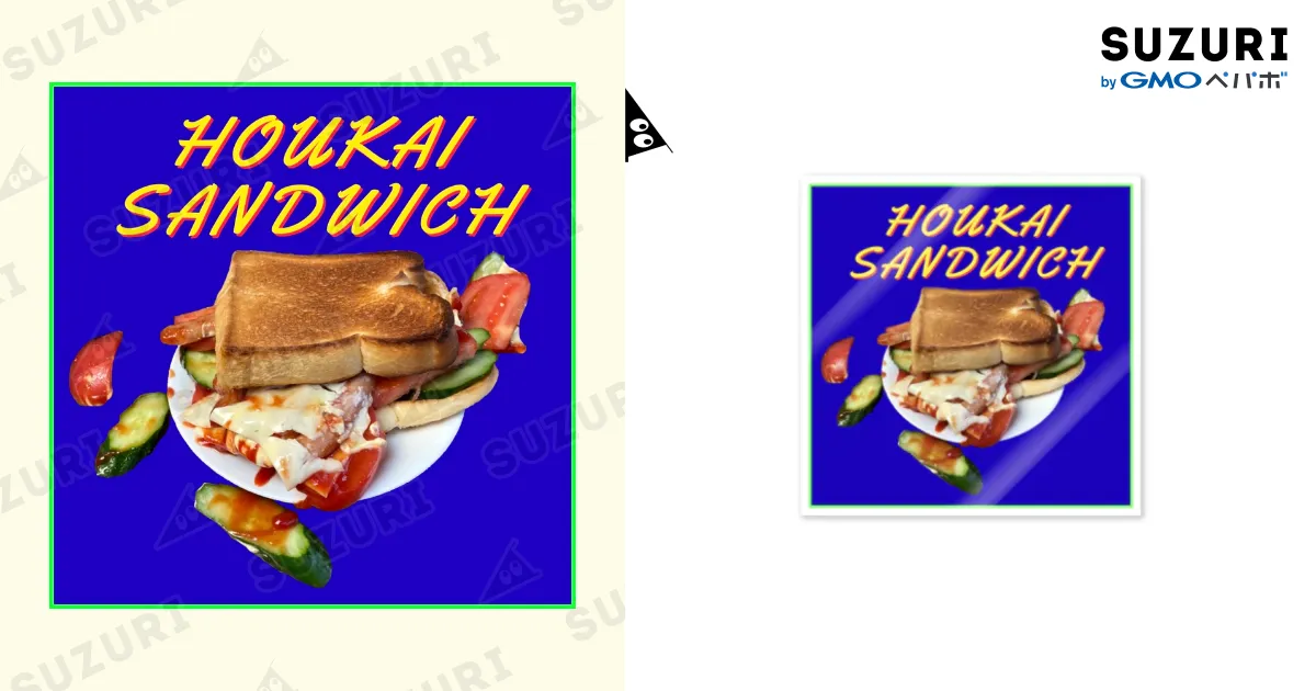 HOUKAI SANDWICH / 百雀 ( Suzume_100 )のステッカー通販 ∞ SUZURI（スズリ）