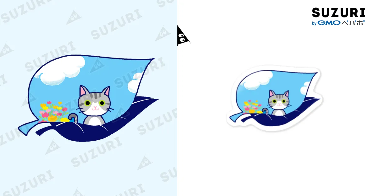 nijinokanata / SU-KU ( suku )のステッカー通販 ∞ SUZURI（スズリ）