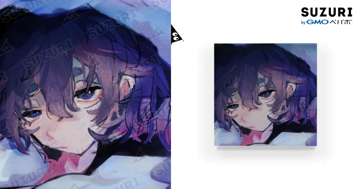 おやすみ / 眠助💤🌙Vtuber ( nemske_zzz )のアクリルブロック通販 ∞ SUZURI（スズリ）