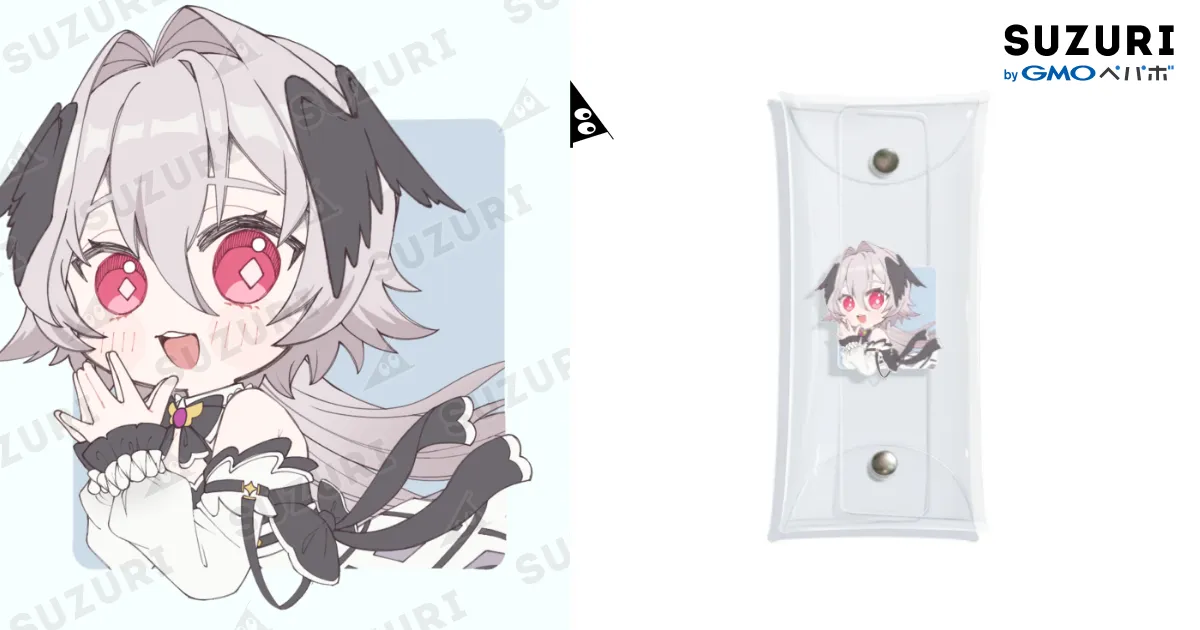 りちゃむ初配信記念グッズ（背景あり） / richamuのクリアマルチケース通販 ∞ SUZURI（スズリ）