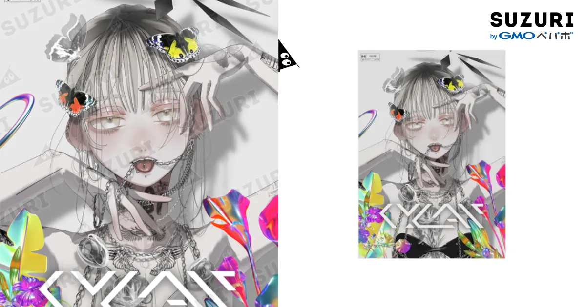 キービジュアルポスター / MONARCH ( lucas_VTuber )の吸着ポスター通販 ∞ SUZURI（スズリ）