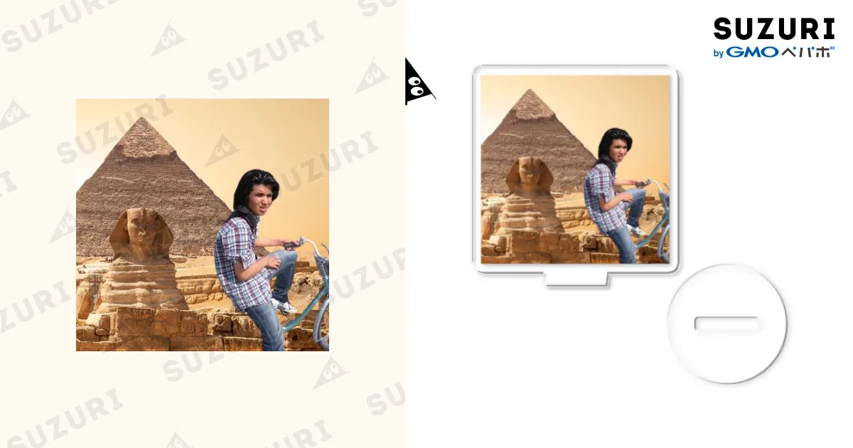 自転車野郎（エジプトバージョン！) / Dr-Eishuのアクリルスタンド通販 ∞ SUZURI（スズリ）