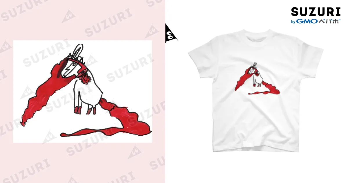 ユニちゃん / YOUKI-chiken ( YOUKI-chicken )のスタンダードTシャツ通販 ∞ SUZURI（スズリ）