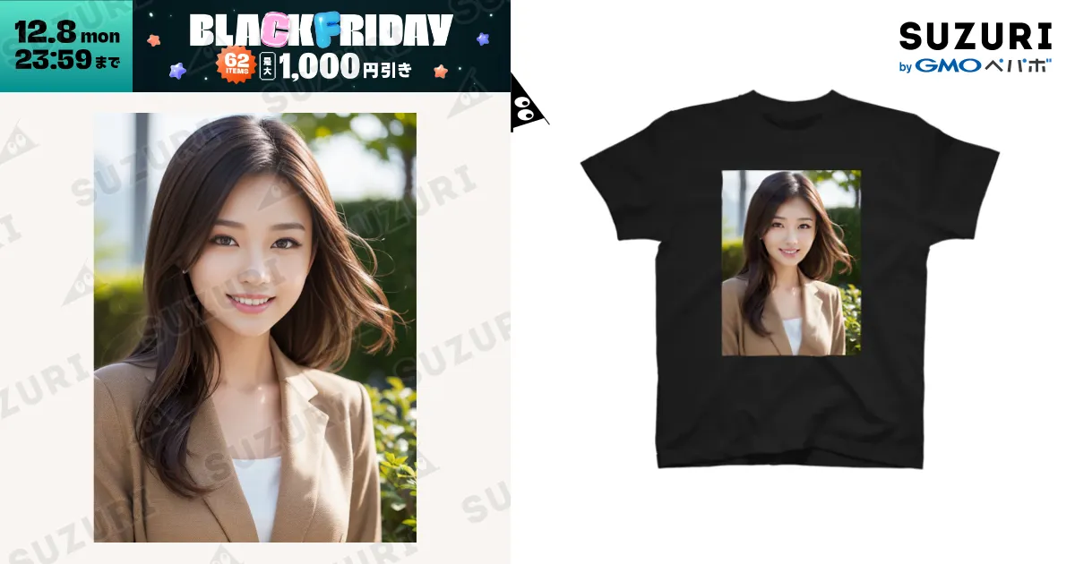 早朝の美女 / DDdのスタンダードTシャツ通販 ∞ SUZURI（スズリ）