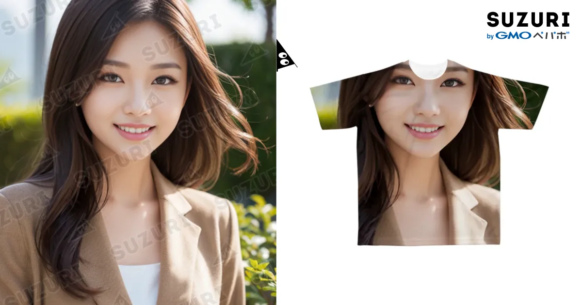 早朝の美女 / DDdのフルグラフィックTシャツ通販 ∞ SUZURI（スズリ）