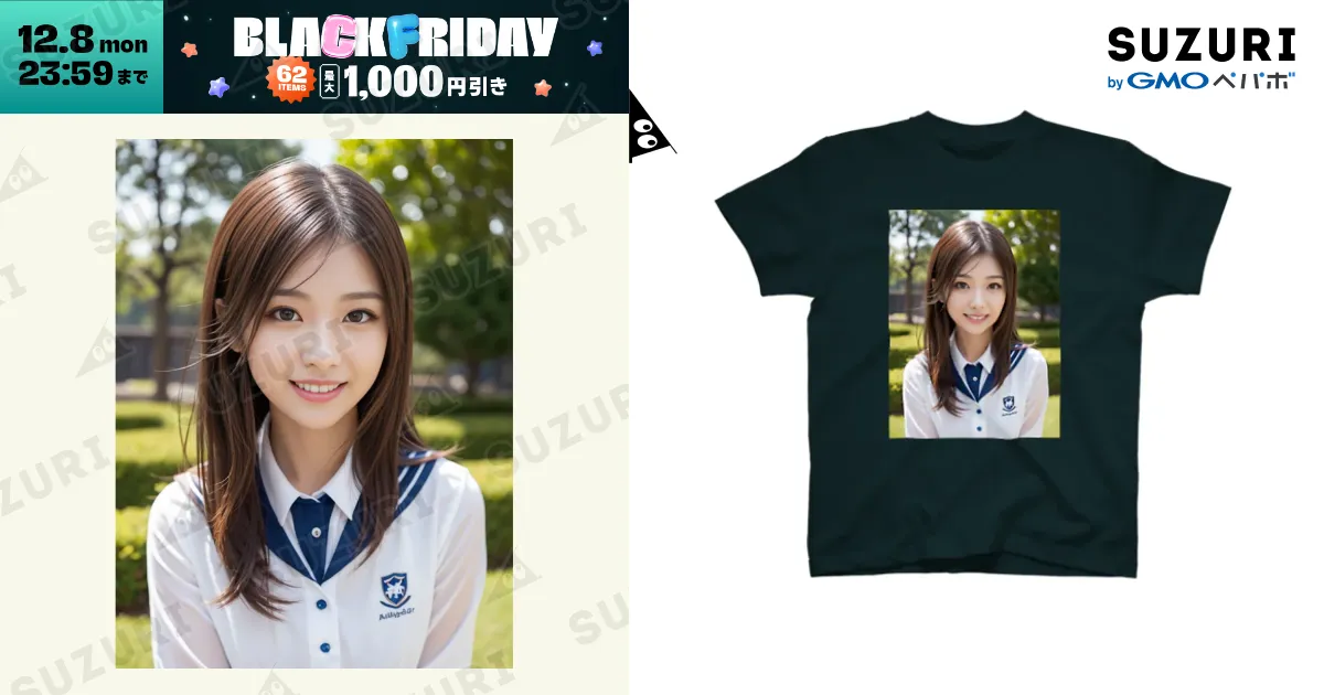 早朝の美女 / DDdのスタンダードTシャツ通販 ∞ SUZURI（スズリ）