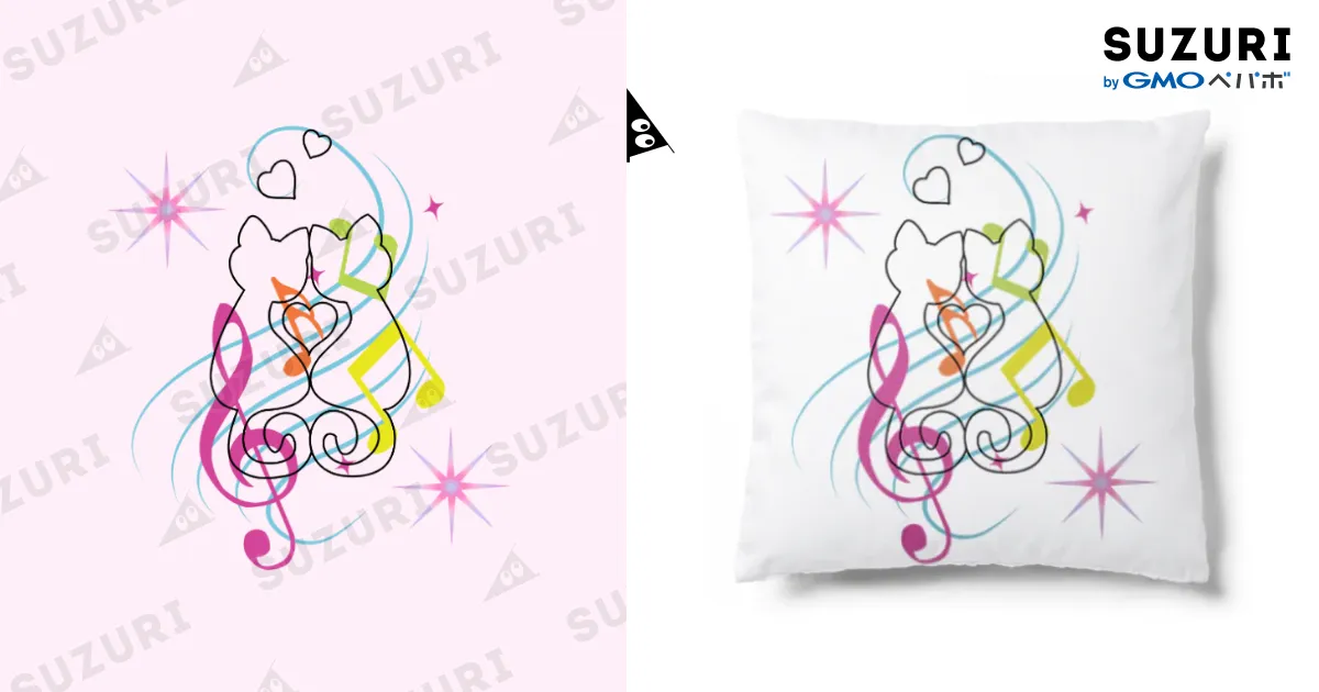 TABINEKO / SUZURIショップ「TABINEKO」 ( C_MIKUTO )のクッション通販 ∞ SUZURI（スズリ）