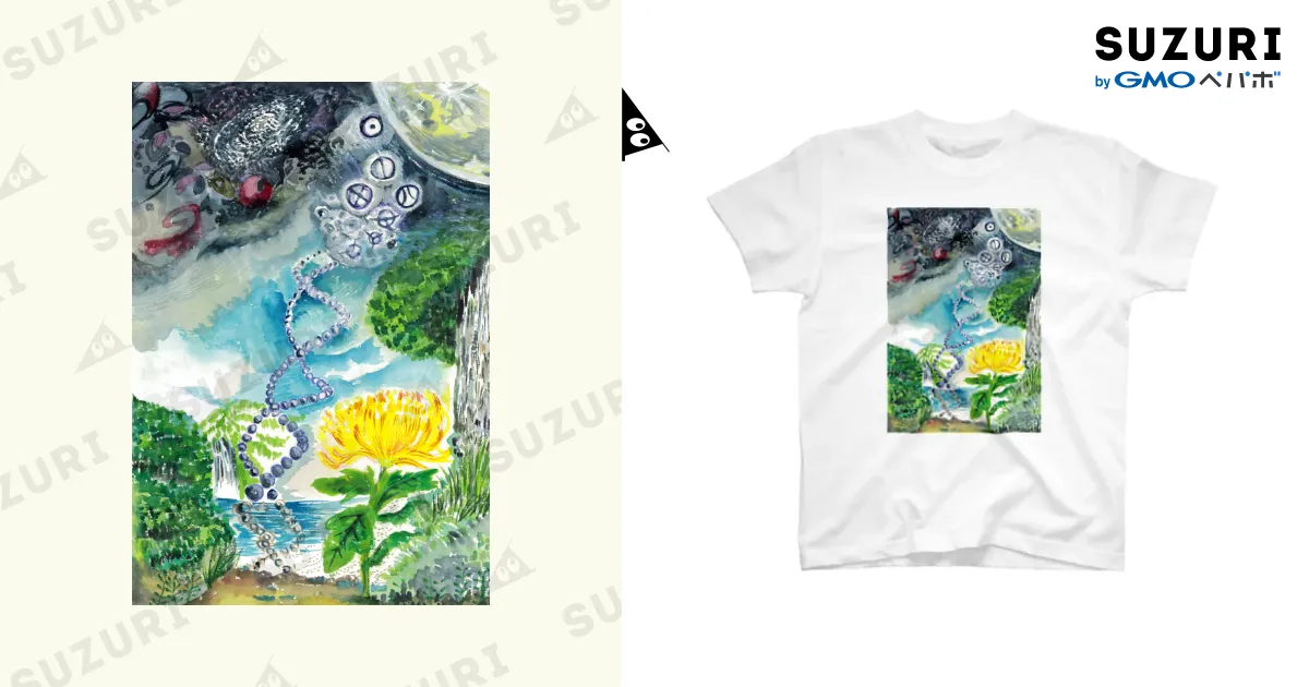 天に還る一音一音 / WAMI ART ホツマツタヱ同好会 ( yasashiku_woshite_moji )のスタンダードTシャツ通販 ∞ ...