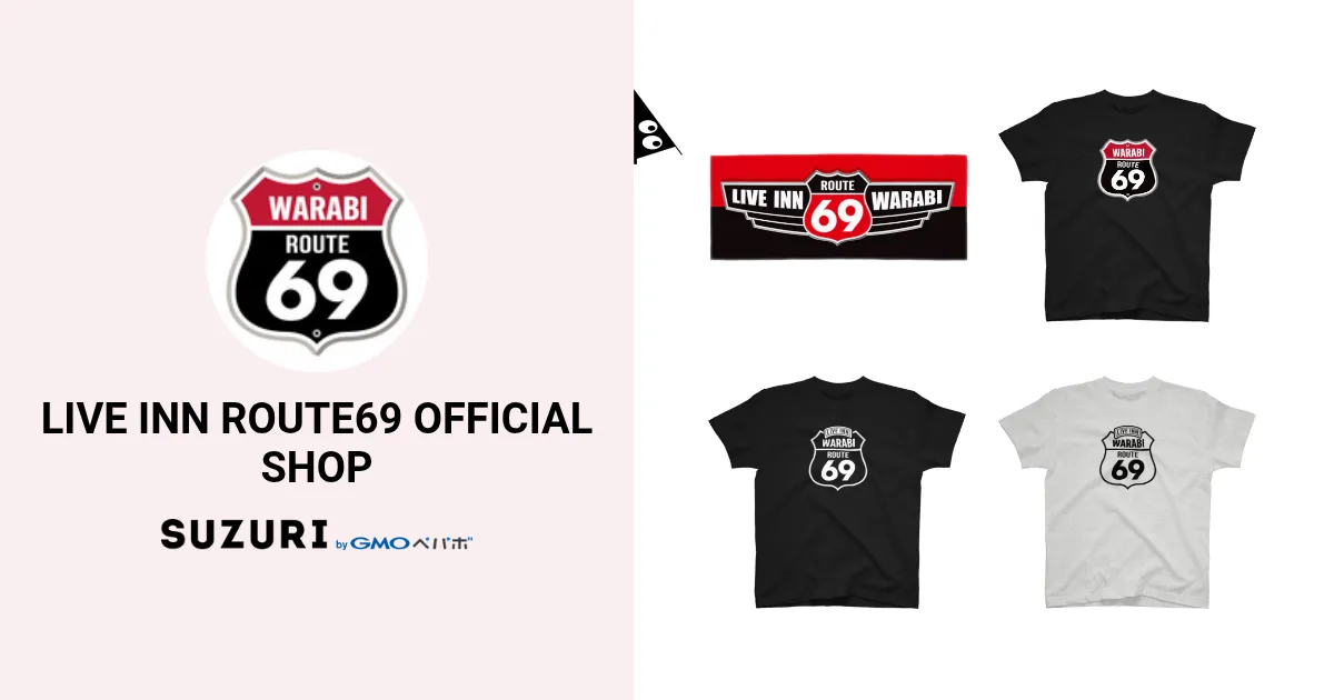 LIVE INN ROUTE69 OFFICIAL SHOP ( LIVEINN-Route69 )のオリジナルグッズ・アイテム通販 ∞ SUZURI（スズリ）
